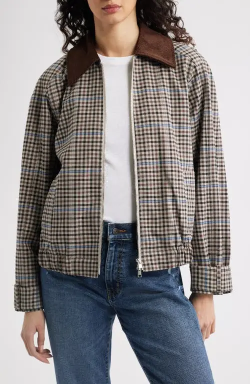 Rails York Corduroy Collar Check Jacket