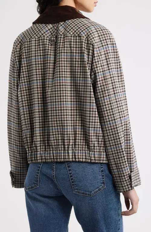 Rails York Corduroy Collar Check Jacket