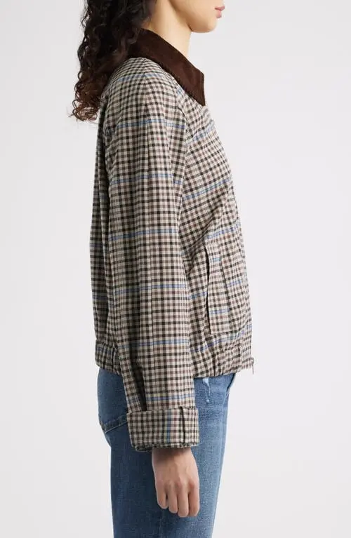 Rails York Corduroy Collar Check Jacket