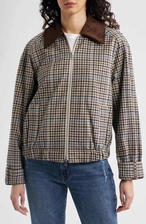 Rails York Corduroy Collar Check Jacket
