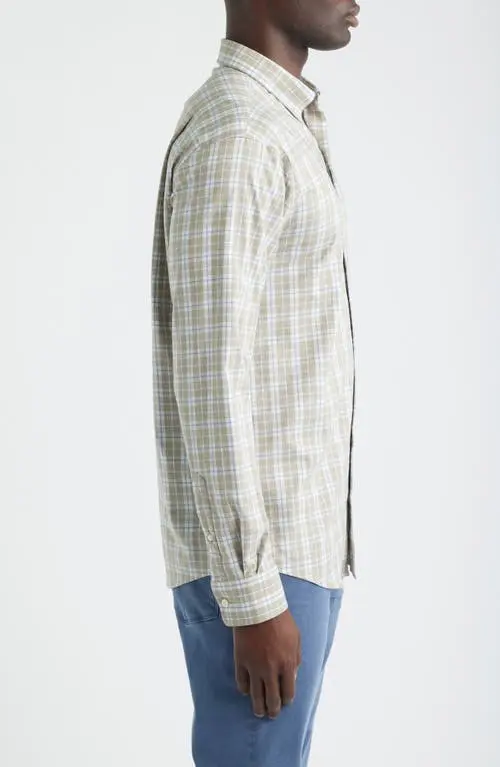 Johnnie-o Fullington Plaid Performance Twill Button-down Shirt
