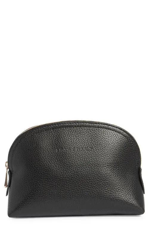 Longchamp Le Foulonné Small Dome Cosmetics Case - Black