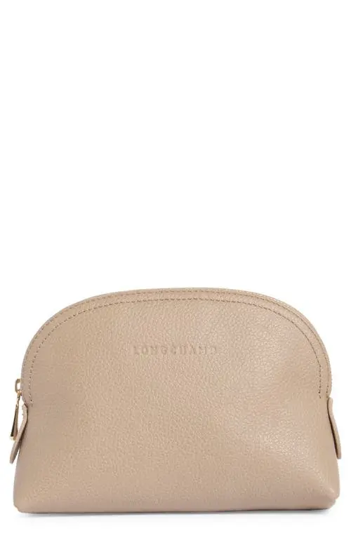 Longchamp Le Foulonné Small Dome Cosmetics Case - Turtle Dove