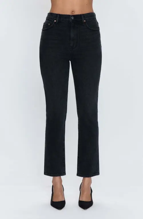 PISTOLA Bri High Waist Ankle Straight Leg Jeans - Overcast