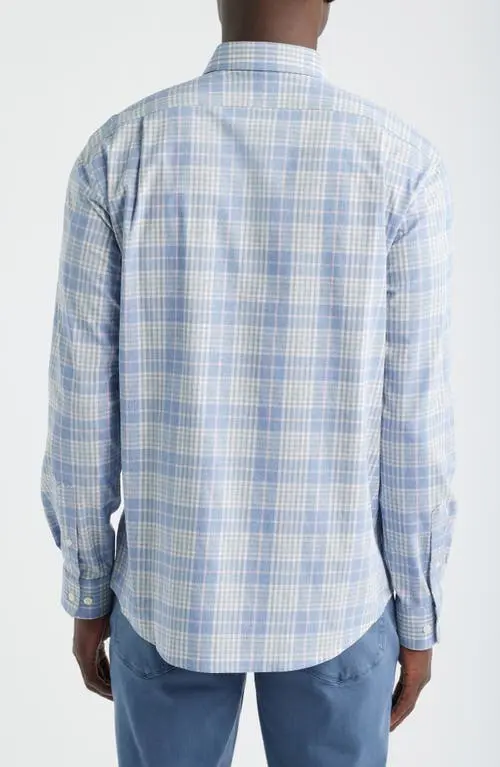 Johnnie-o Mosley Plaid Performance Twill Button-down Shirt