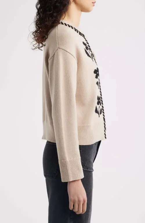 Rails Mavie Intarsia Floral Cardigan