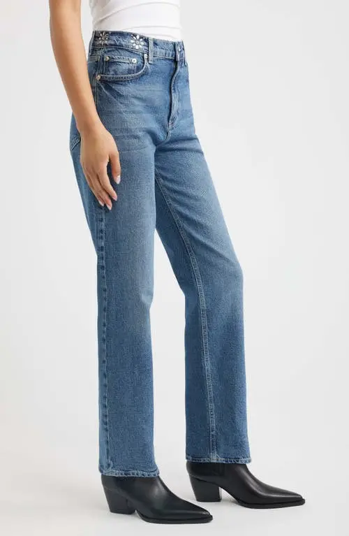 Rails Crystal Detail High Waist Jeans