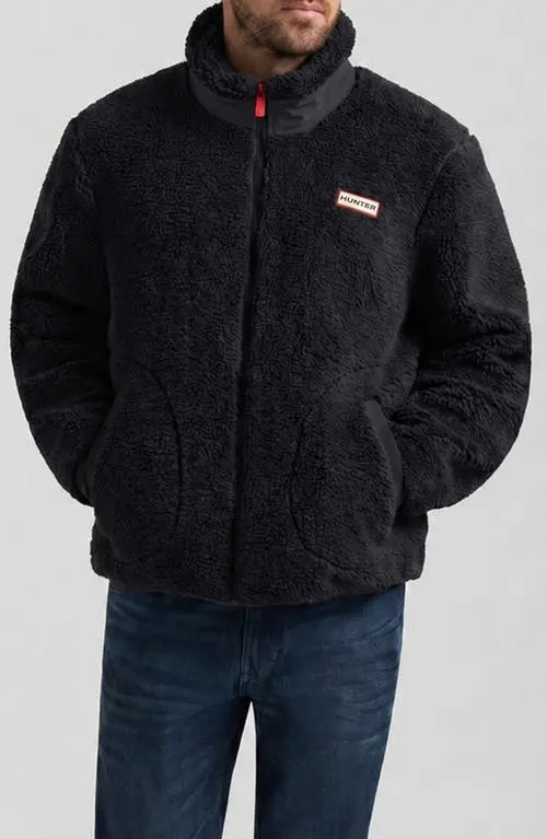 Hunter Aurthur Faux Shearling Jacket - Black