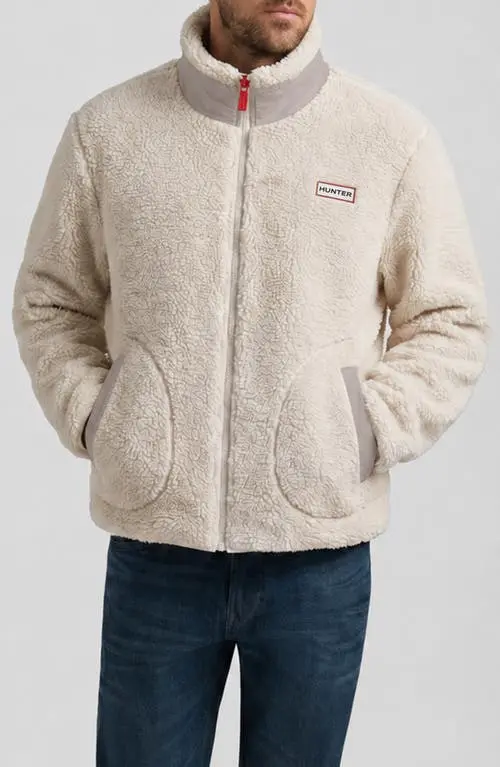 Hunter Aurthur Faux Shearling Jacket - Egret