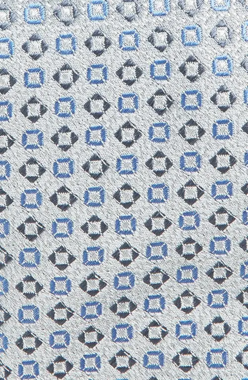 Canali Micro Medallion Silk Tie