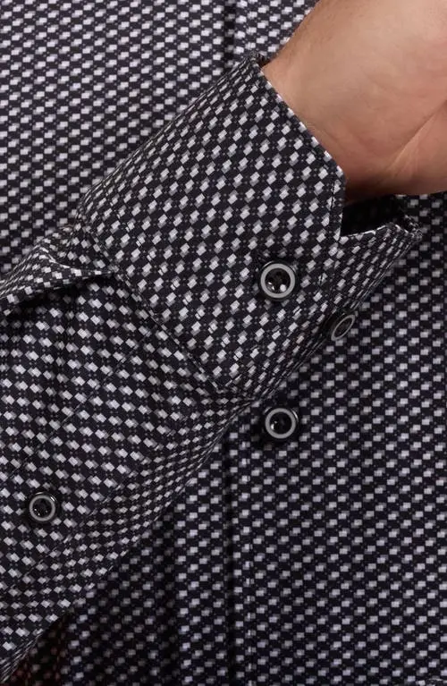 Bugatchi Devon Ooohcotton® Microprint Button-up Shirt