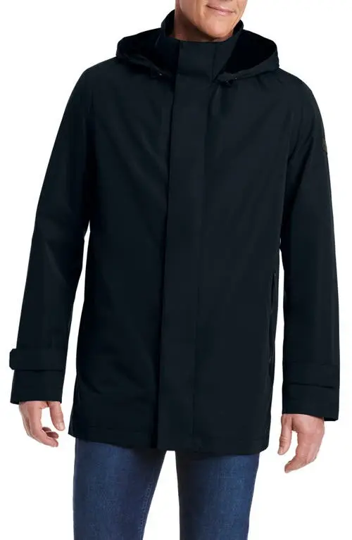Vince Camuto Raintek Hooded Jacket - Navy