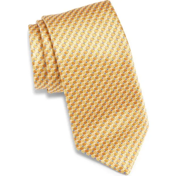 Canali Geometric Silk Tie