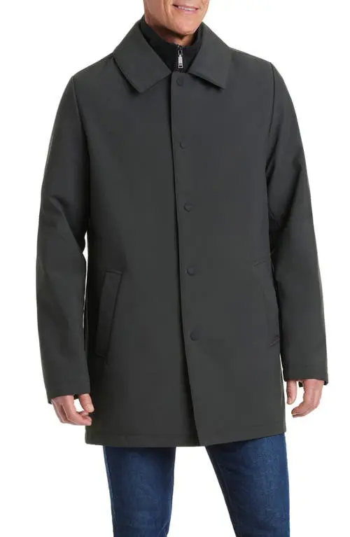 Vince Camuto Longline Jacket With Bib - Dark Marsh