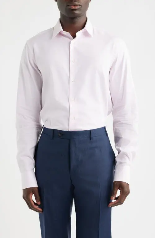 Canali Regular Fit Dress Shirt - Pink