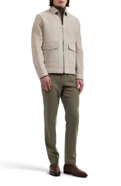Bugatchi Suede Bomber Jacket