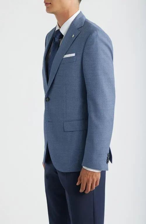 BOSS Hutson Slim Fit Textured Virgin Wool Sport Coat