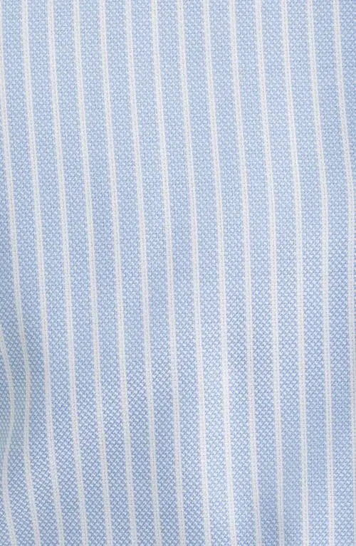 BOSS Hank Slim Fit Stripe Stretch Cotton Dress Shirt - Blue
