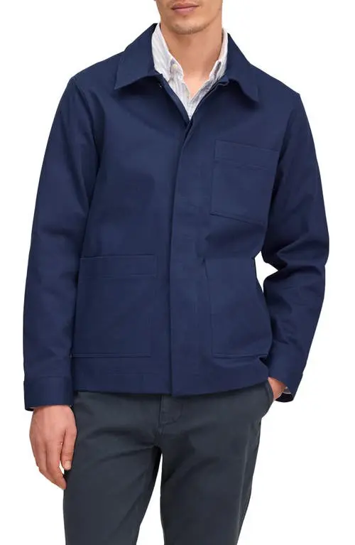 Nn07 Gabe 1920 Organic Cotton Jacket - Navy Blue