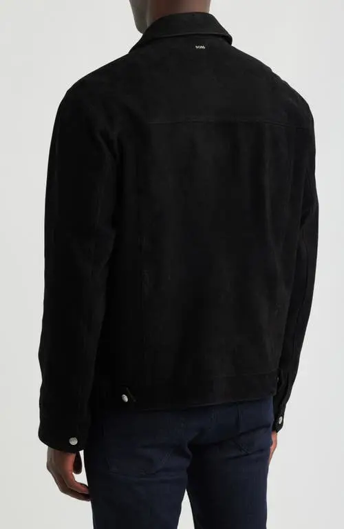 BOSS Suede Trucker Jacket