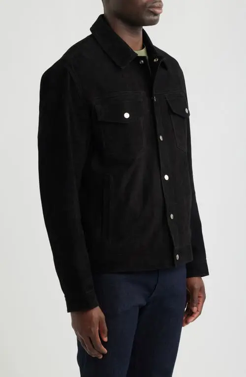 BOSS Suede Trucker Jacket