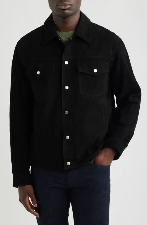 BOSS Suede Trucker Jacket