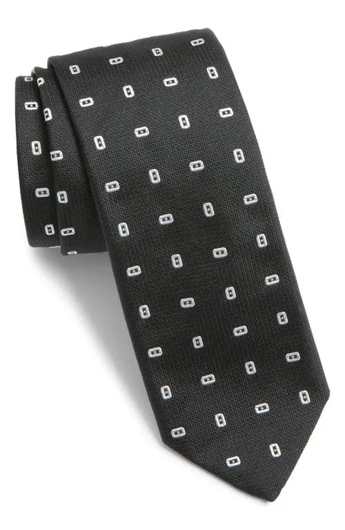 BOSS Embroidered Silk Tie