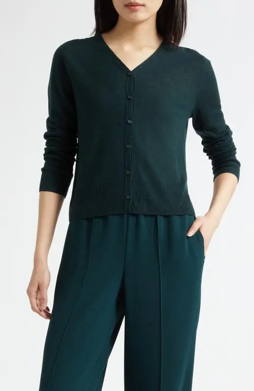 Vince Wool V-neck Cardigan - Juniper