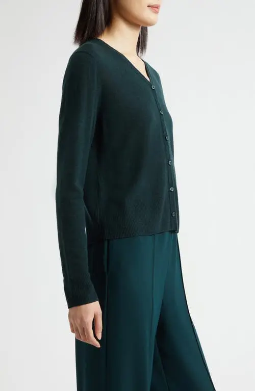 Vince Wool V-neck Cardigan - Juniper