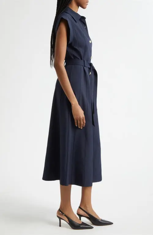 Cinq À Sept Milo Stretch Midi Shirtdress