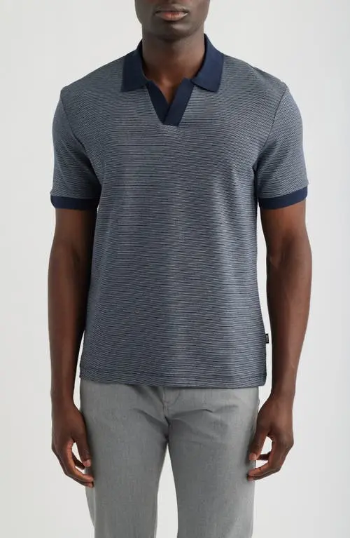 BOSS Pye Johnny Collar Polo - Blue