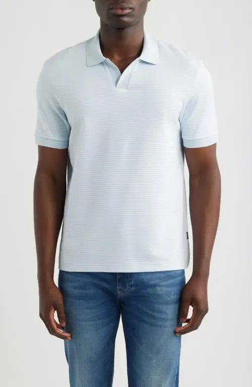 BOSS Pye Johnny Collar Polo - Light Blue