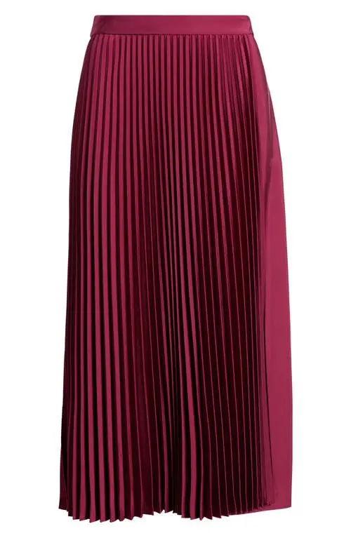 BOSS Vaklimt Pleated Midi Skirt