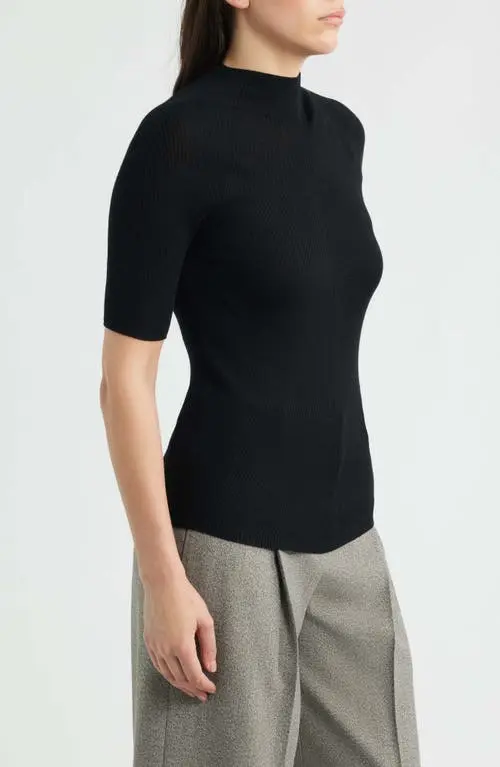 BOSS Faleri Virgin Wool Rib Sweater
