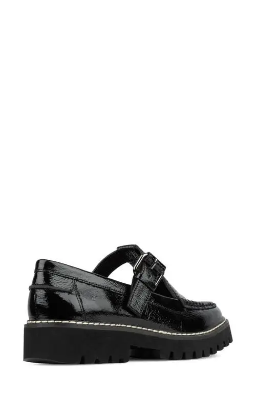 DONALD PLINER Helaina Mary Jane Loafer - Black