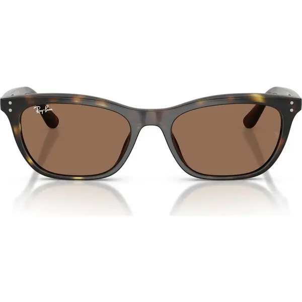 Ray-ban Irregular Frame Sunglasses - Havana/dark Brown
