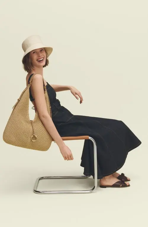 Brixton Cooper Straw Packable Bucket Hat