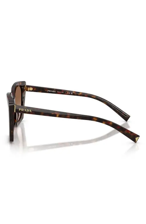 Prada 54mm Gradient Square Sunglasses