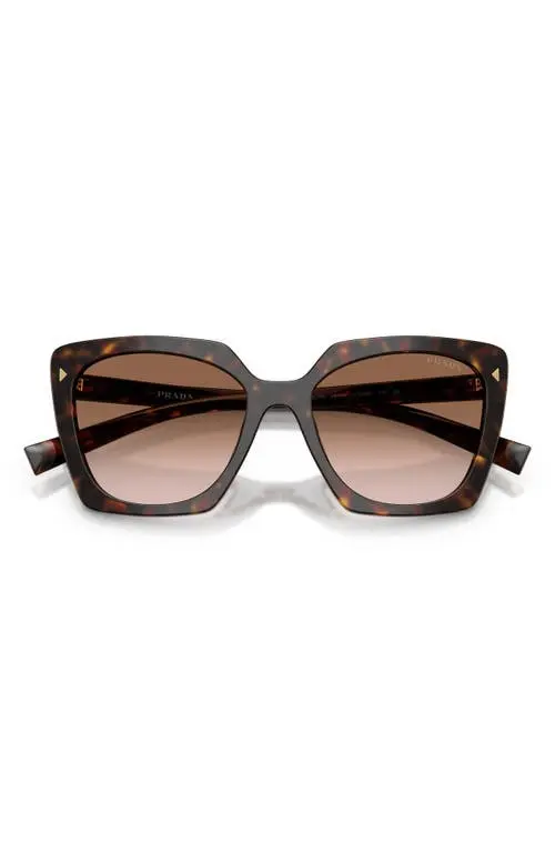 Prada 54mm Gradient Square Sunglasses