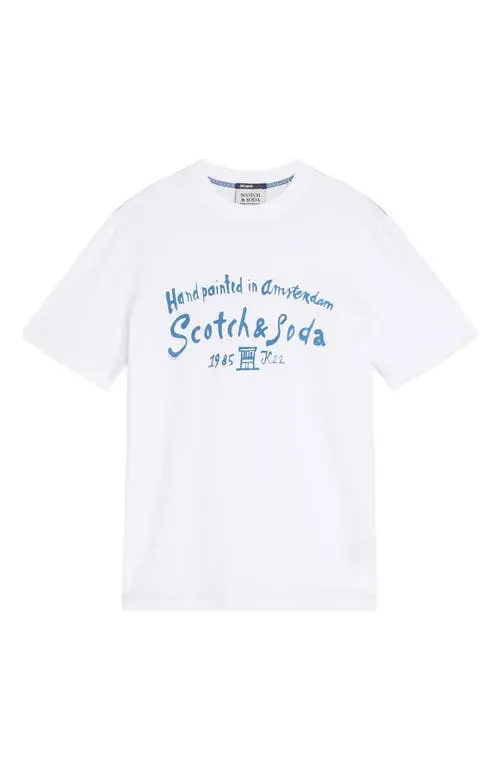 Scotch & Soda Regular Fit Cotton Graphic T-shirt