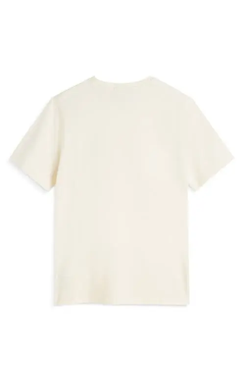 Scotch & Soda Regular Fit Cotton Graphic T-shirt - Eggnog
