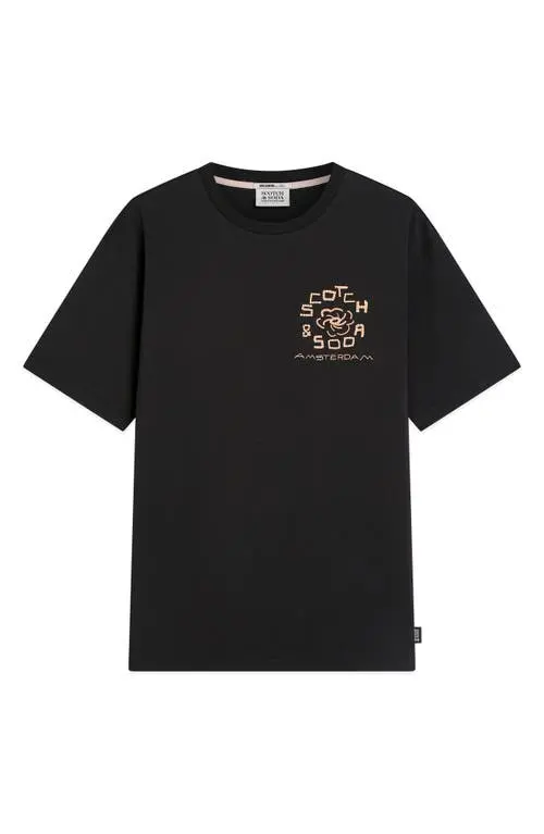 Scotch & Soda Relaxed Fit Cotton Graphic T-shirt