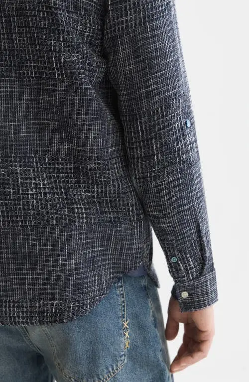 Scotch & Soda Woven Waffle Button-up Shirt