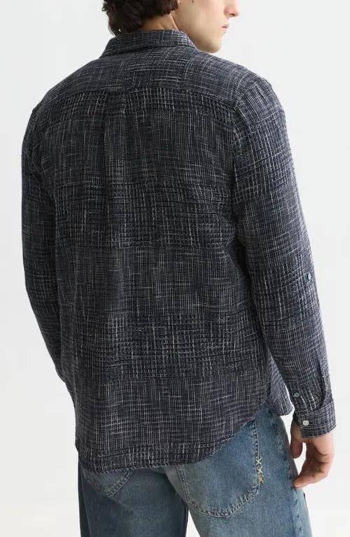 Scotch & Soda Woven Waffle Button-up Shirt