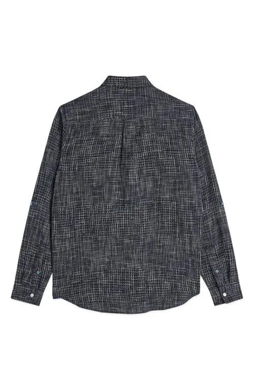 Scotch & Soda Woven Waffle Button-up Shirt