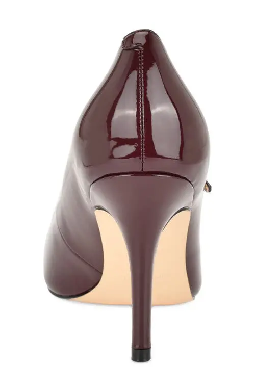 Nine West Gorjus Pointed Toe Pump - Dark Red
