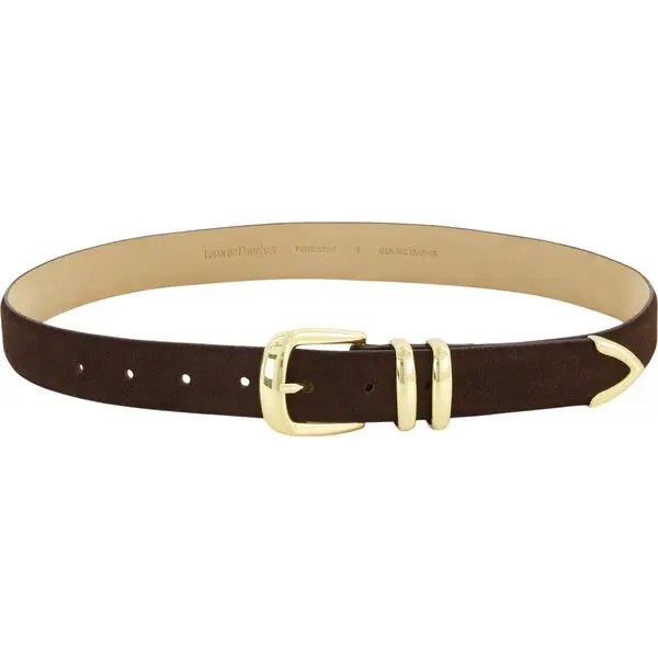 FAVORITE DAUGHTER The Jordan Suede Belt - Cordovan