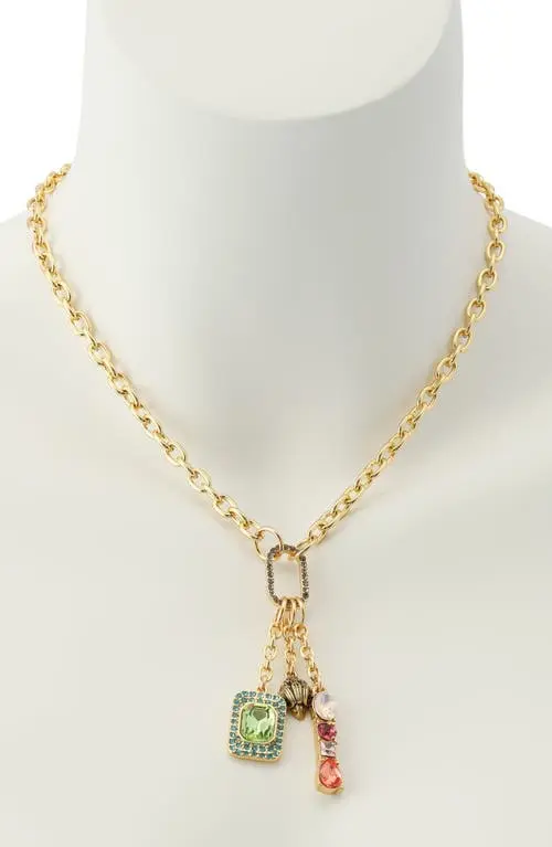 Kurt Geiger Stone Eagle Charm Necklace