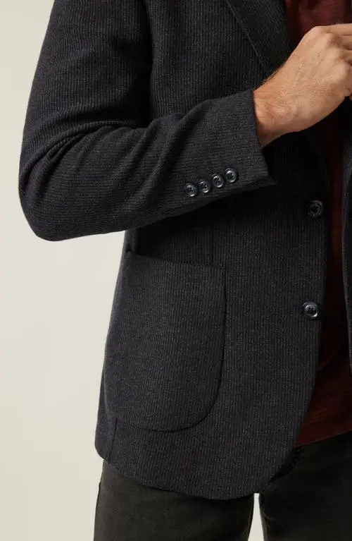34 Heritage Matteo Slim Fit Rib Knit Blazer