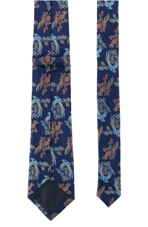 Trafalgar Birds Of Prosperity Silk Neck Tie